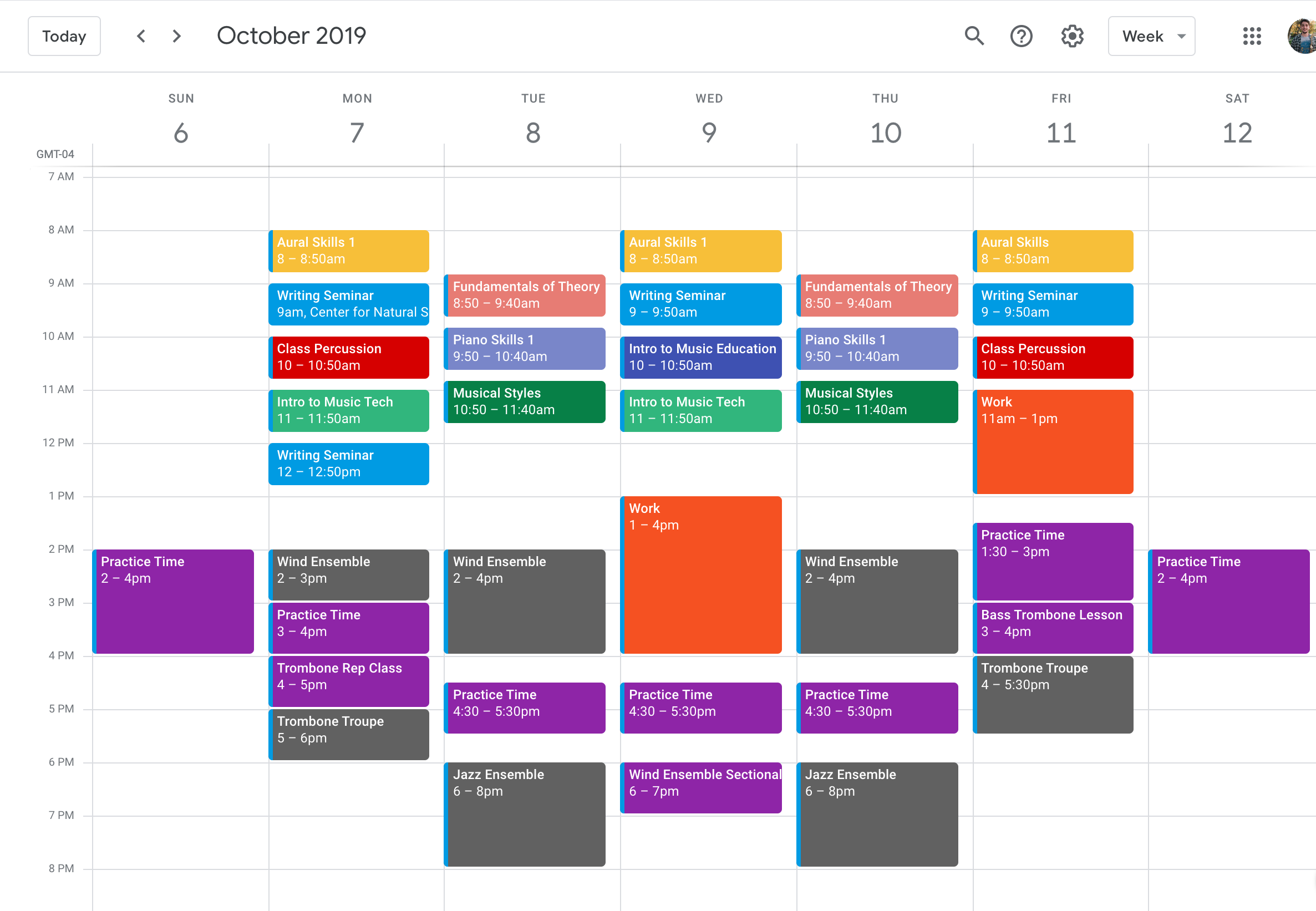Sample Class Schedules Picture Your Future At IC Ithaca College